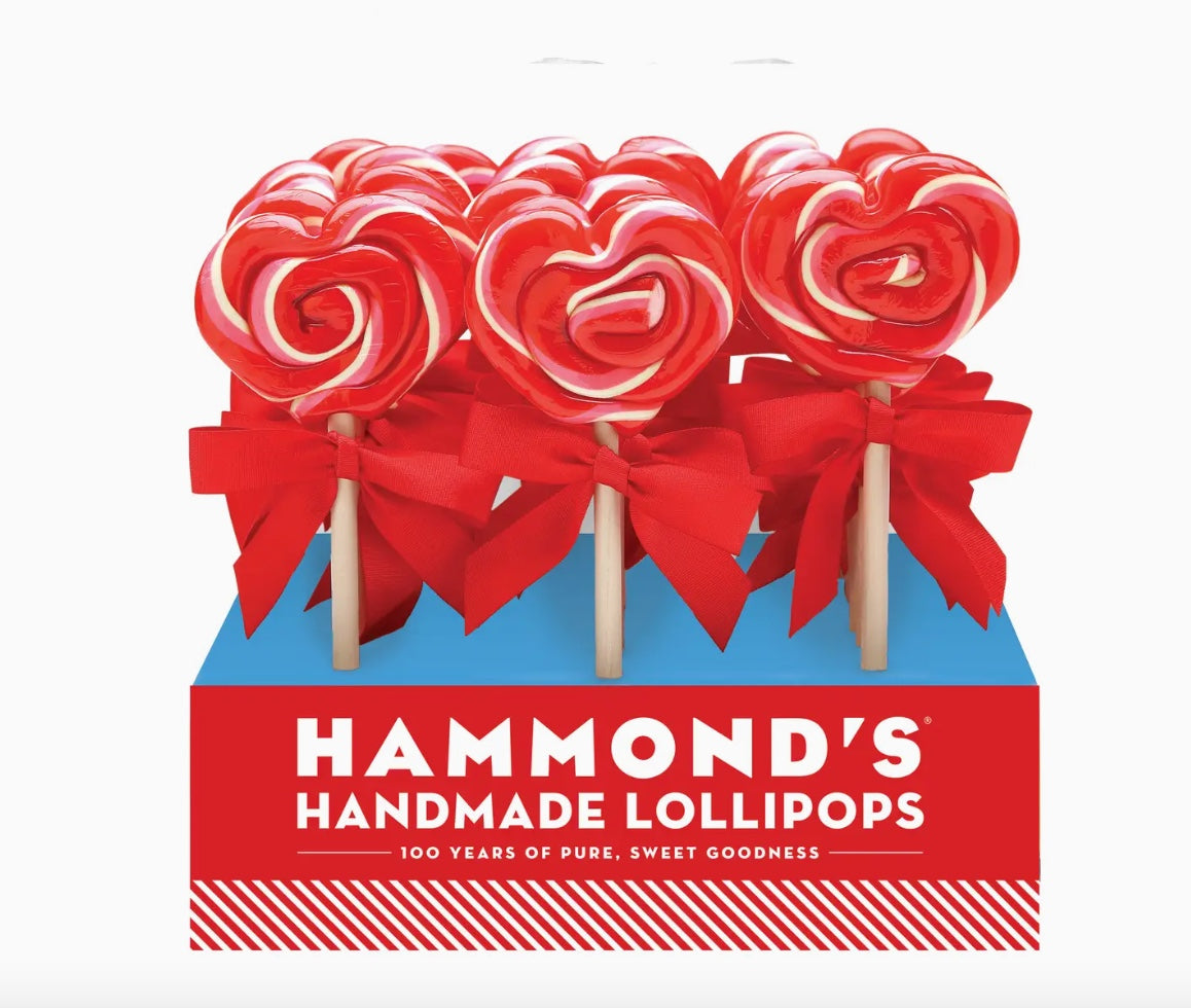 Heart Strawberry Shortcake Lollipop 1oz by Hammond's Candies – Little ...