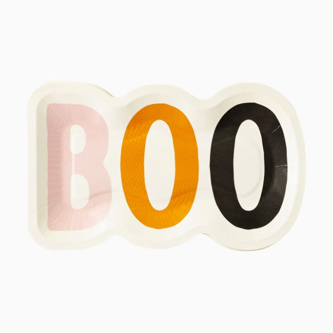 Hey Pumpkin Boo Shaped Paper Plate by My Mind's Eye – Little Holiday
